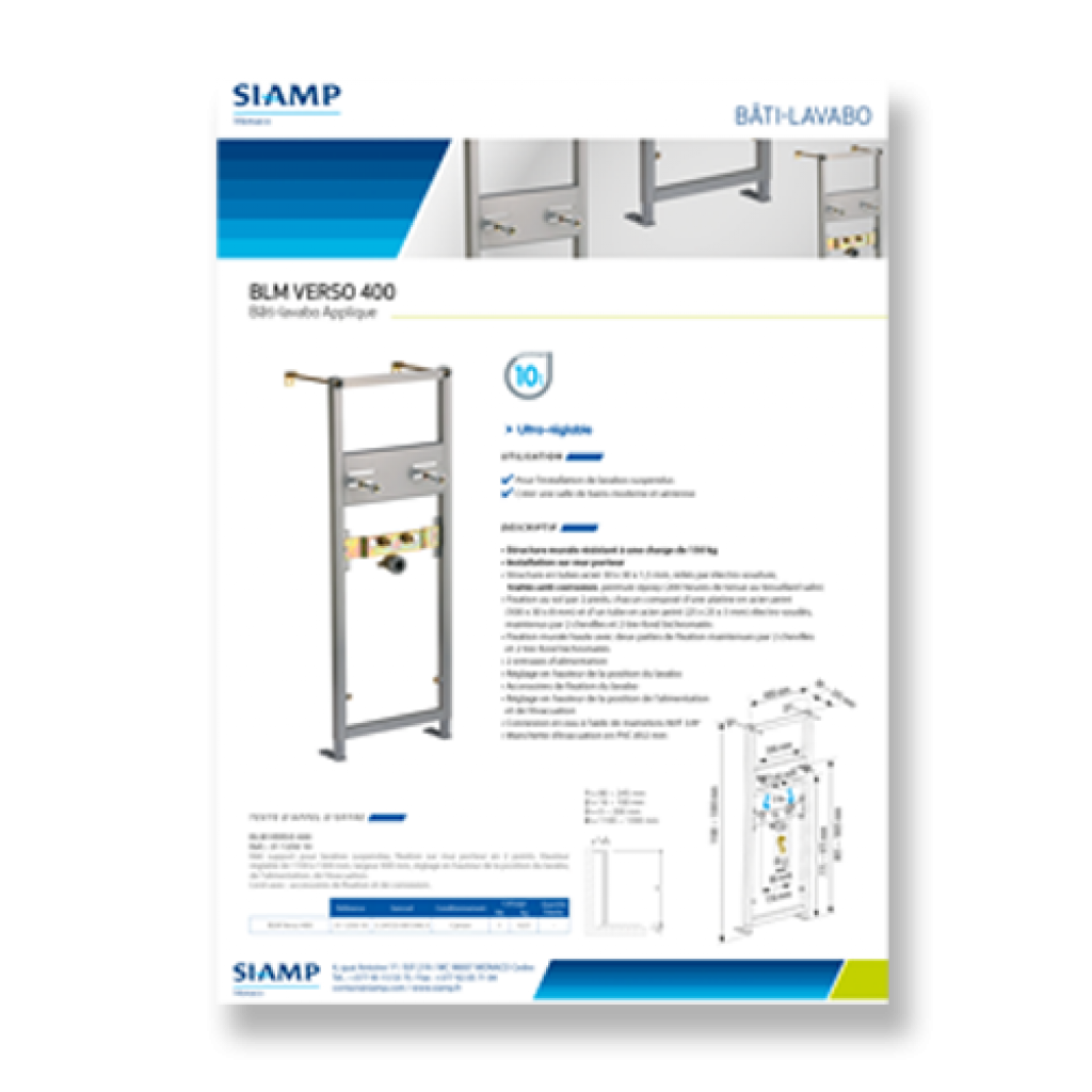 BCS VERSO 800 - Siamp