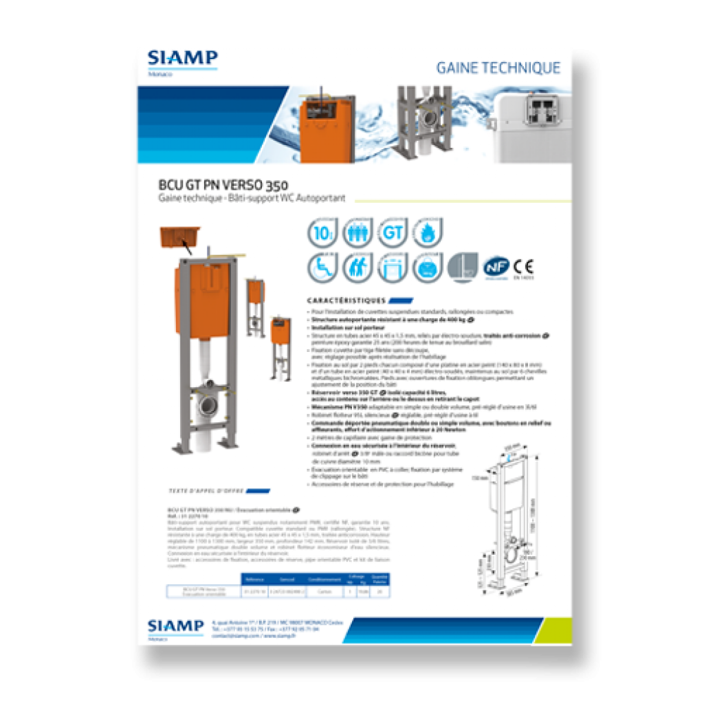 BCM Verso 800 - Siamp