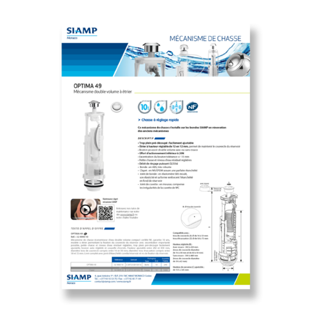 Optima 50 - Siamp