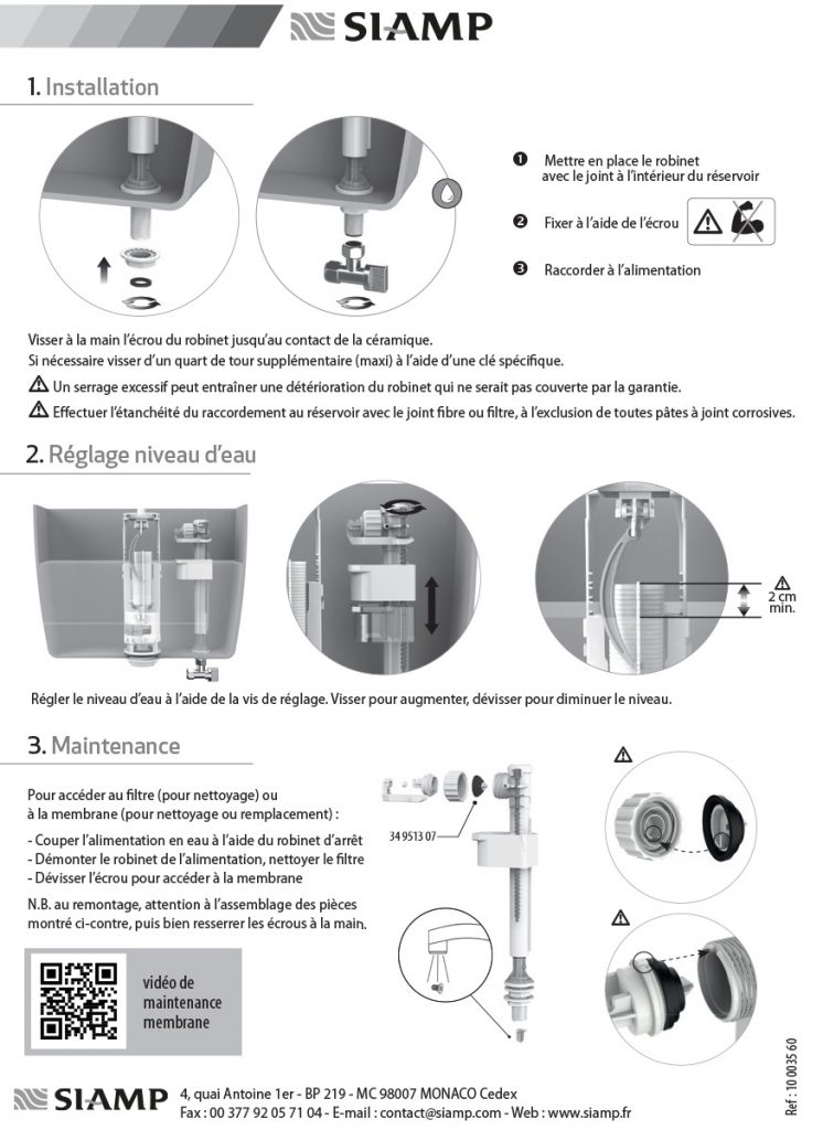 Maintenance Compact 99 B - Siamp
