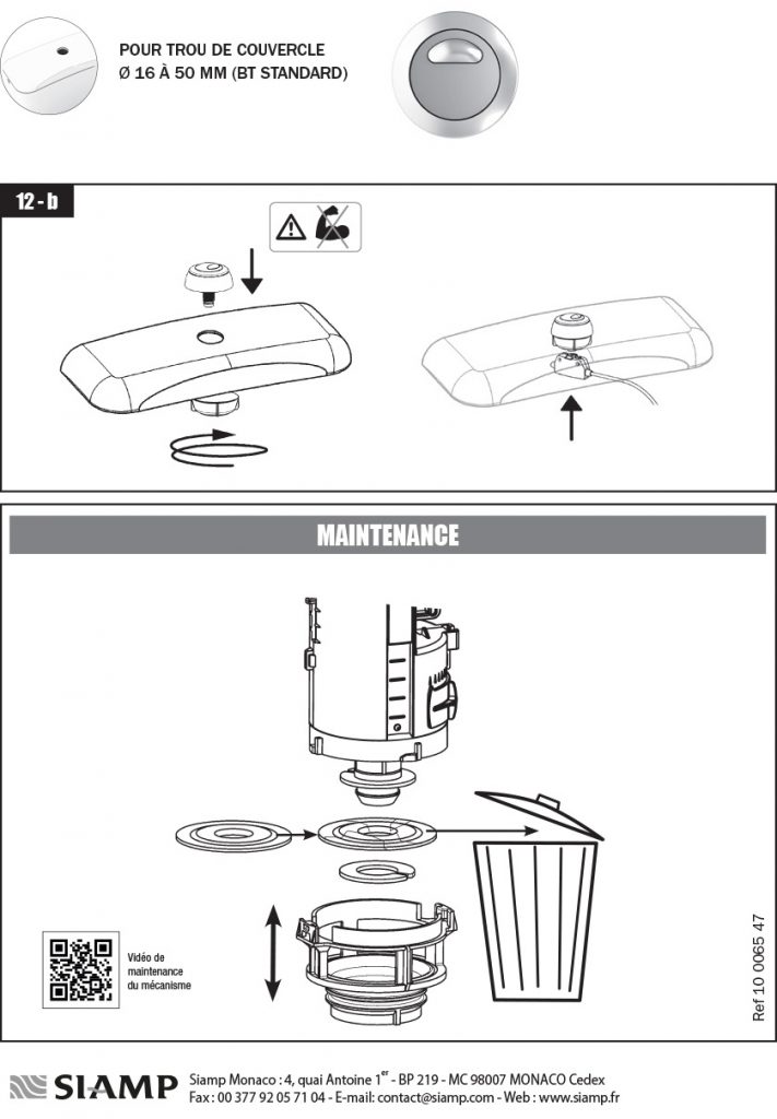 Maintenance Optima 50 D6 + 2 en 1 - Siamp